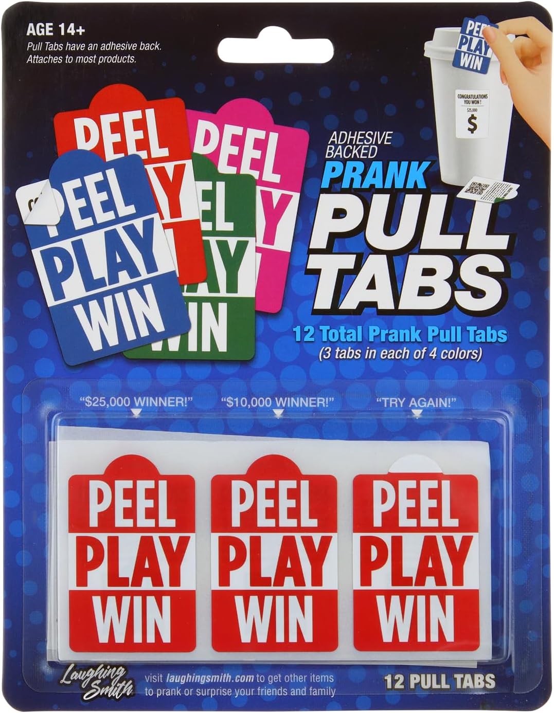 12 x Peel-Play-Win Prank Lottery Ticket - Fake Lottery Tickets and Pra ...