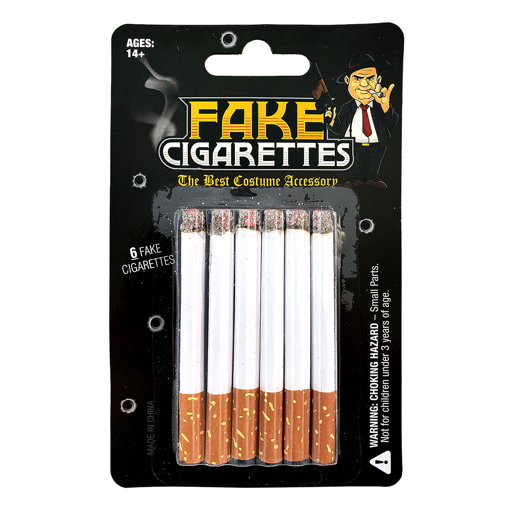 Fake Cigarettes (Pack of 6) - Realistic Movie, Stage & Costume Theatre ...