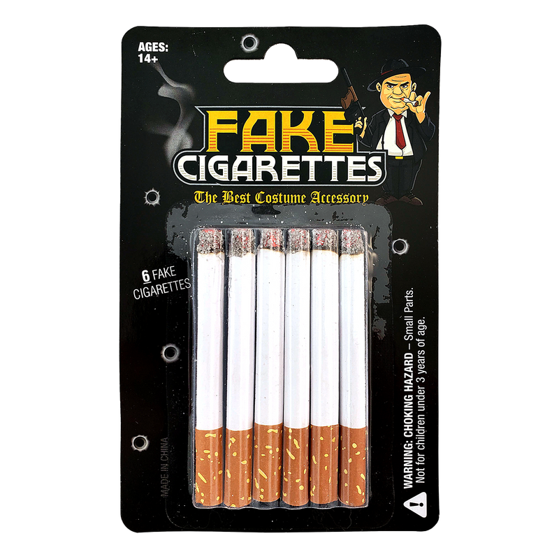 Fake Cigarettes (Pack of 6) - Realistic Movie, Stage & Costume Theatre ...