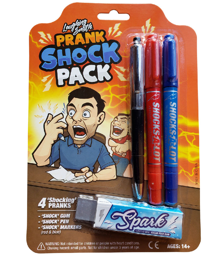 Laughing Smith Prank Shock Pack 1 Shock Pen - 2 Shock Markers - 1 Shoc ...